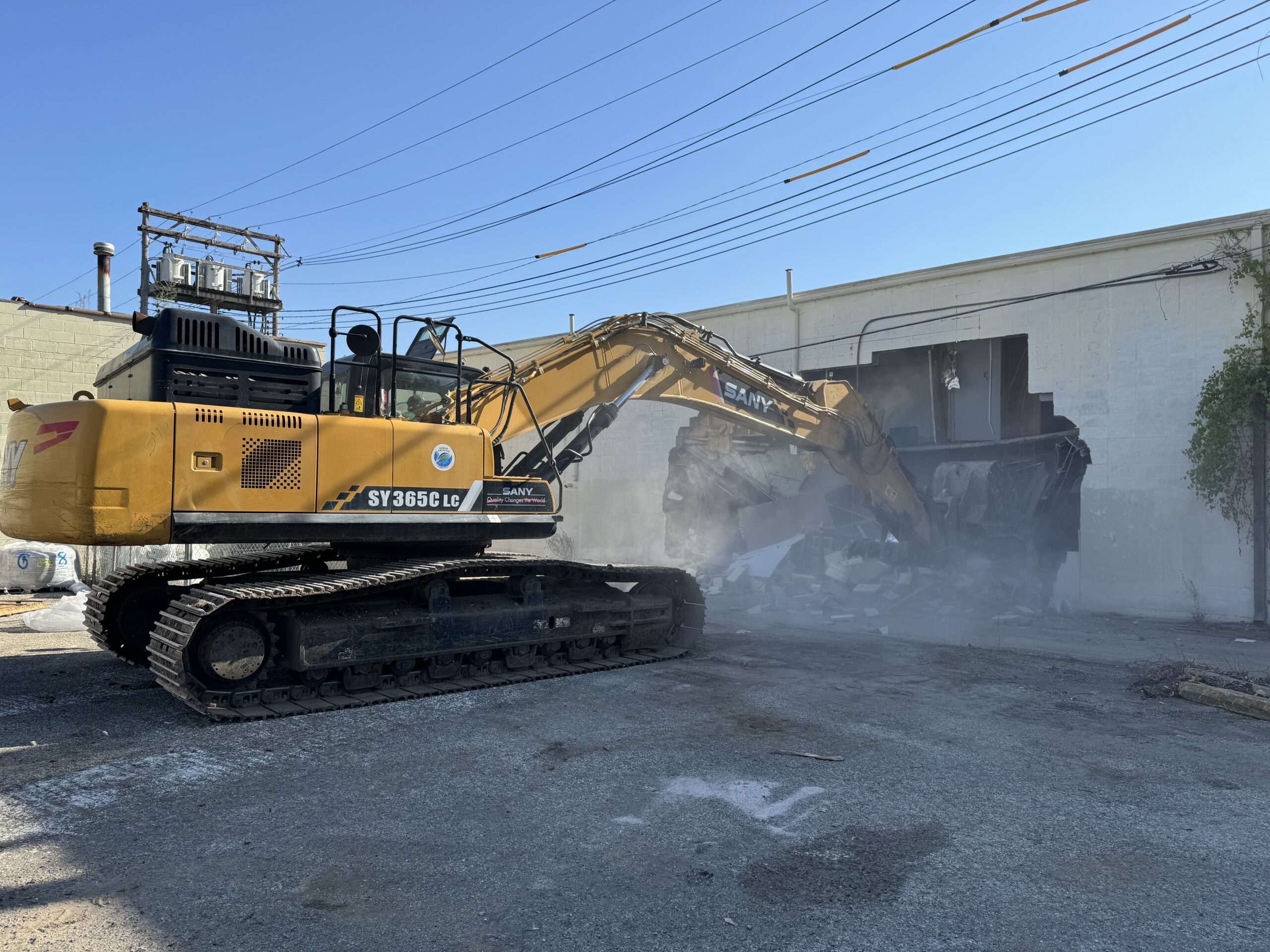 Town Talk | Demolition work begins on old Allen Press building at south ...